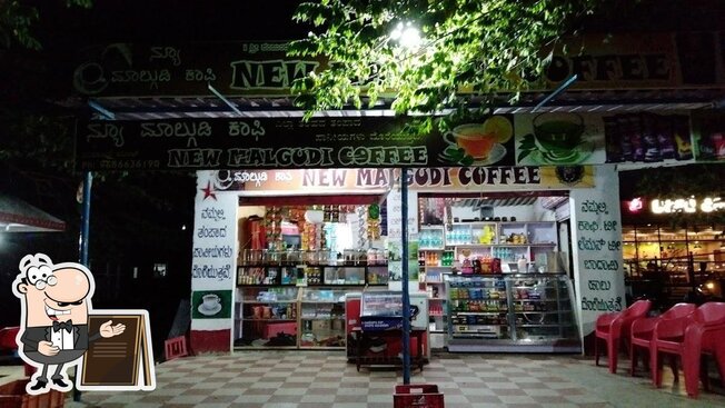 Menu at New Malgudi coffee, Jaladagere