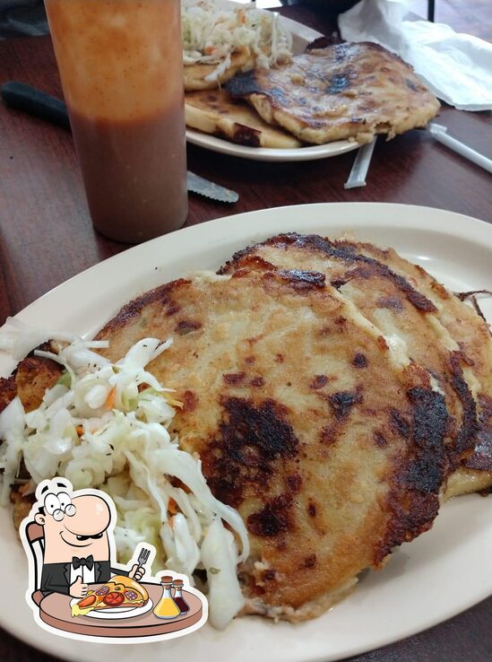 Menu at Las Pupusas restaurant, Des Plaines