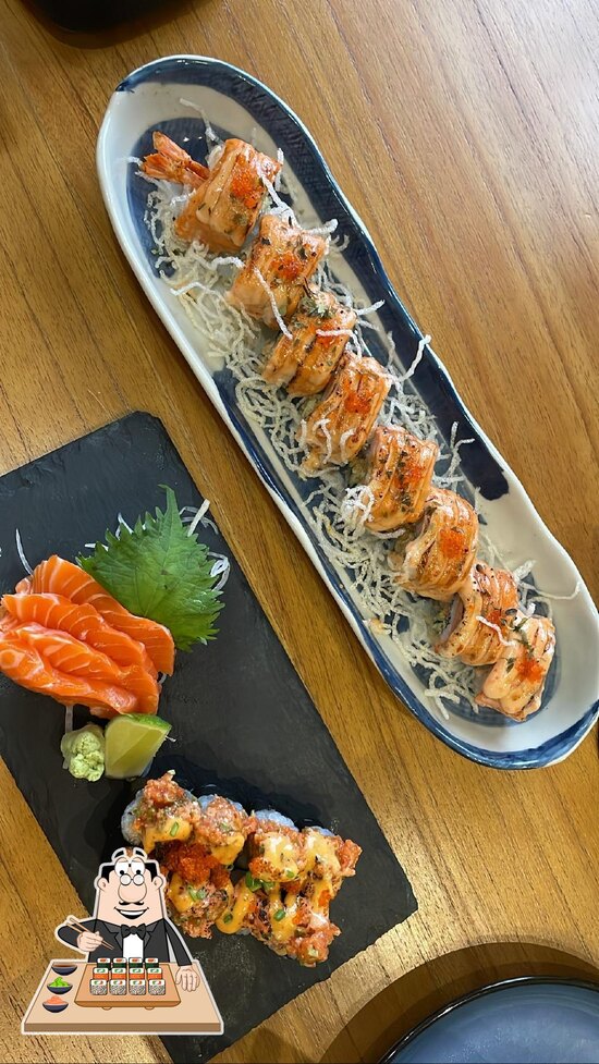 Menu at Shagi Sushi restaurant, South Jakarta