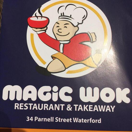 Menu at Magic wok restaurant, Waterford