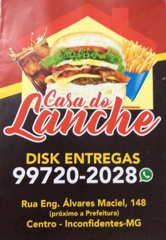 Menu em Casa do Lanche cafeteria, Brasil, Rua: Engenheiro Alvares Maciel