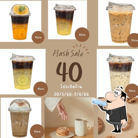 Menu at Ann's Cafe coffee & tea, Hat Chao Samran