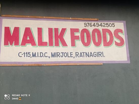Menu at MALIK FOODS, Ratnagiri
