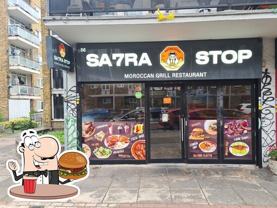 Menu at Sa7ra Stepney restaurant, London