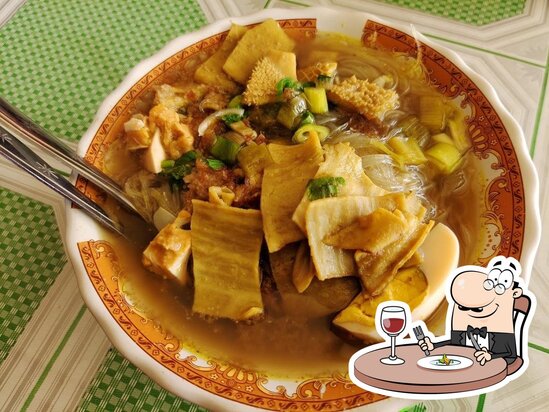 Menu at Soto Garuda restaurant, Bontang, Jl. MT. Haryono No.14