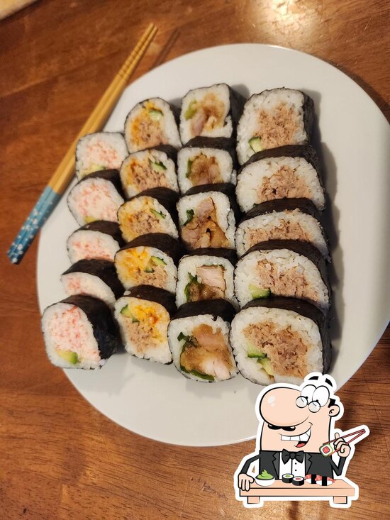 Menu at NANA SUSHI restaurant, Shepparton