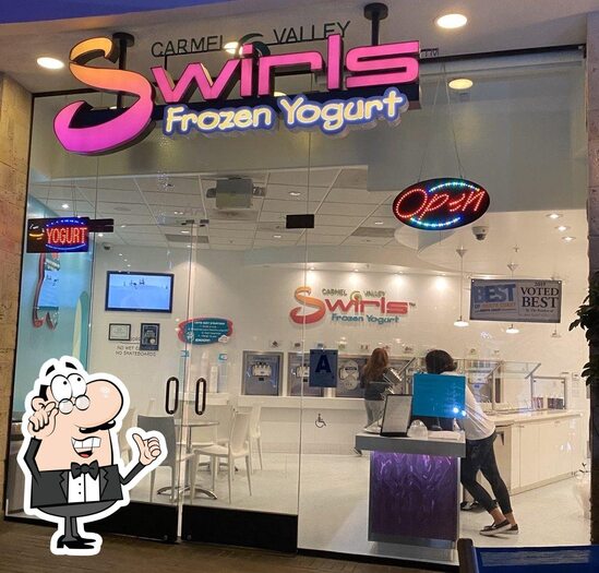 Menu at Swirls desserts, San Diego