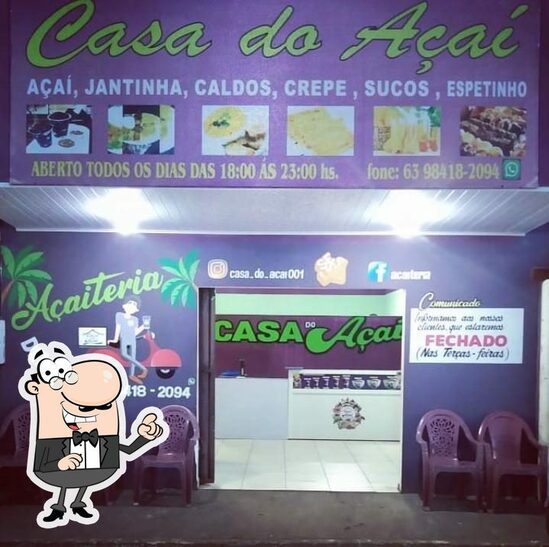 Menu at Casa do Açai pub & bar, Brazil, R. Amazonas