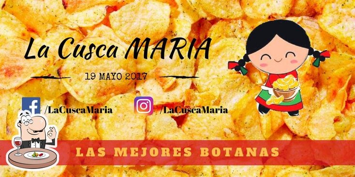 Menu at La Cusca Maria restaurant, Tijuana