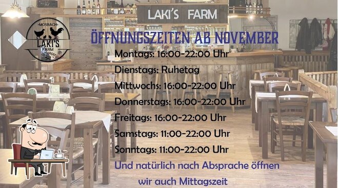 Lakis Farm Restaurant, Mosbach - Restaurant menu and reviews