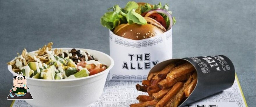 Menu at The Alley cafe, Melbourne