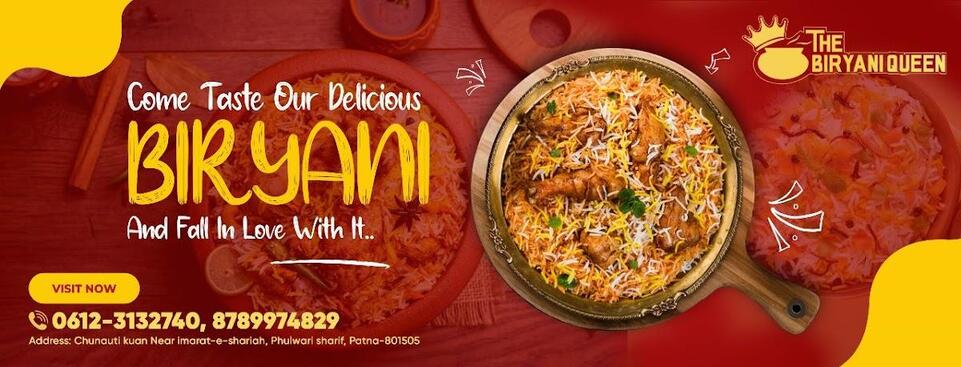 Menu at The Biryani Queen, Patna