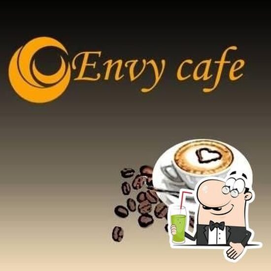 Menu at envy Cafe, Lamia