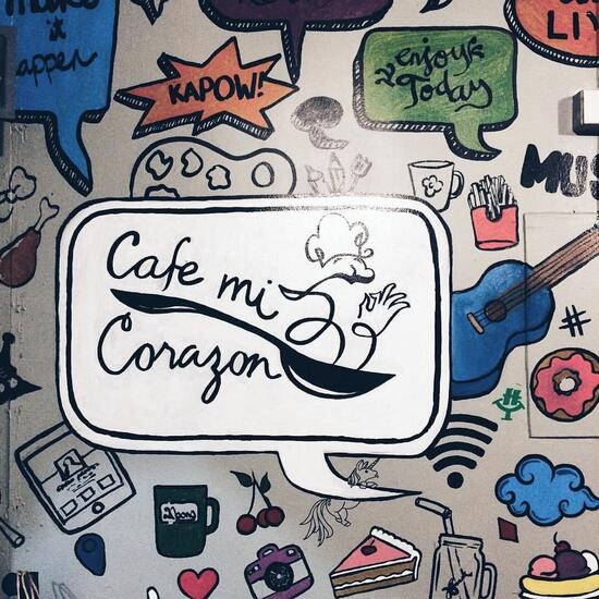 Menu at Café Mi Corazón cafe, Davao City
