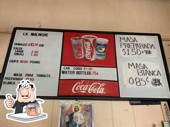 Menu at La Malinche Tortilla Factory restaurant, Lubbock
