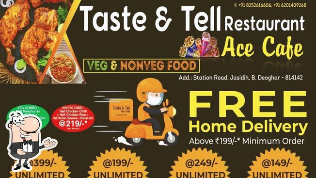 Menu at Taste and tell restaurant AC cafe, Jasidih