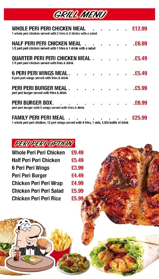 Carta del restaurante TRü Chicken Ltd, Londres