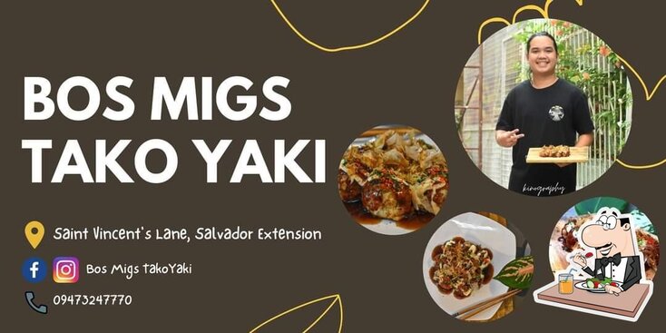 Menu at Bos Migs Takoyaki, Cebu City