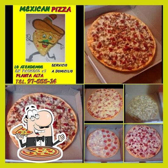Menu at MEXICAN PIZZA restaurant, Zacatlán