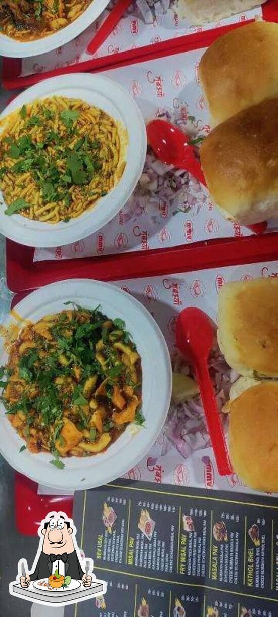 Menu at MMV Mumbaiya Misal & Vadapav Kudasan, Gandhinagar