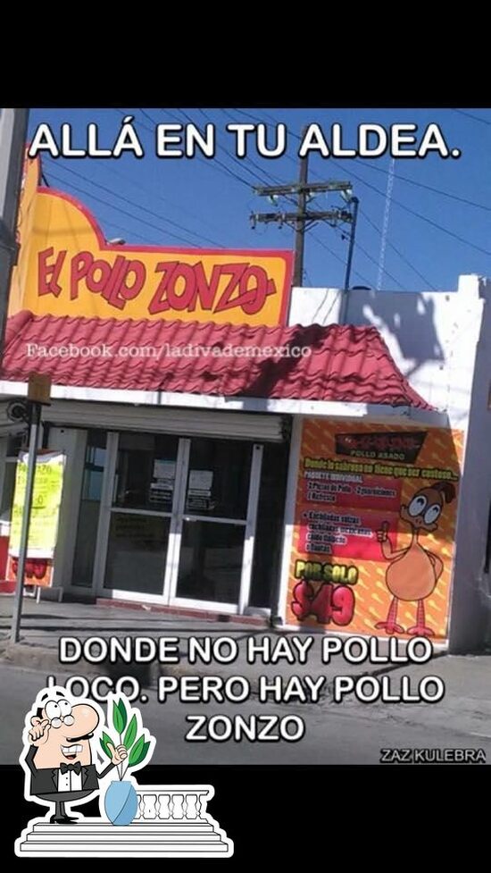 Menu at El pollo zonzo restaurant, Santa Catarina, Av. Perimetral Nte. 500