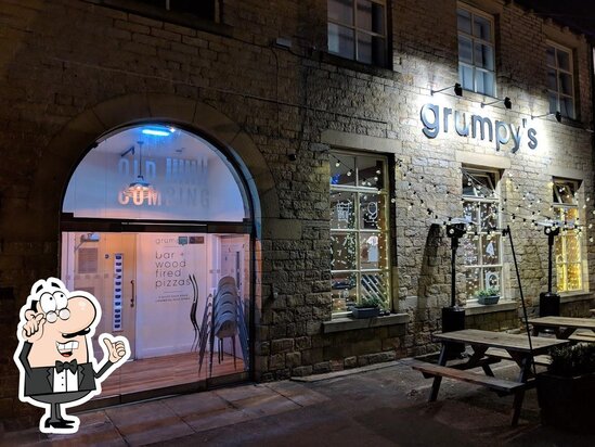Menu at Grumpy's Bar + Wood Fired Pizza, Farsley, Sunnybank Mills