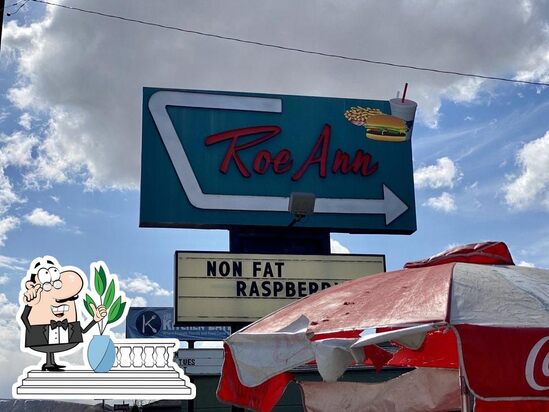 Menu at Roe-Ann Drive-In fast food, Emmett