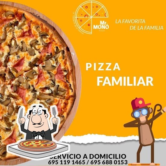 Menu at Mr. Mono Pizza restaurant, Escuinapa, Río Baluarte 72