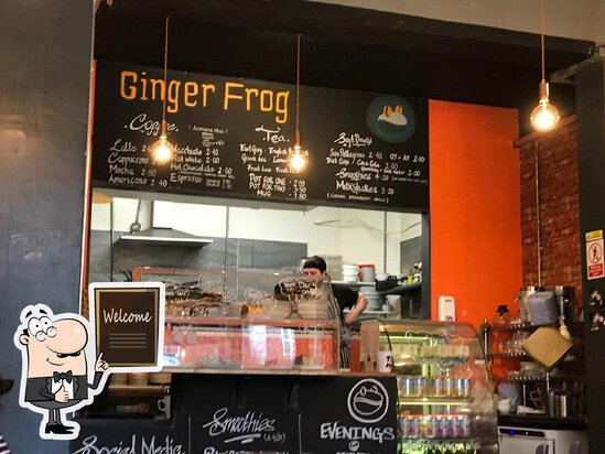 Menu at Ginger Frog cafe, Wallington