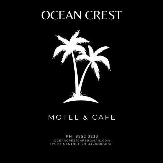 Menu at Ocean Crest Cafe, Hayborough