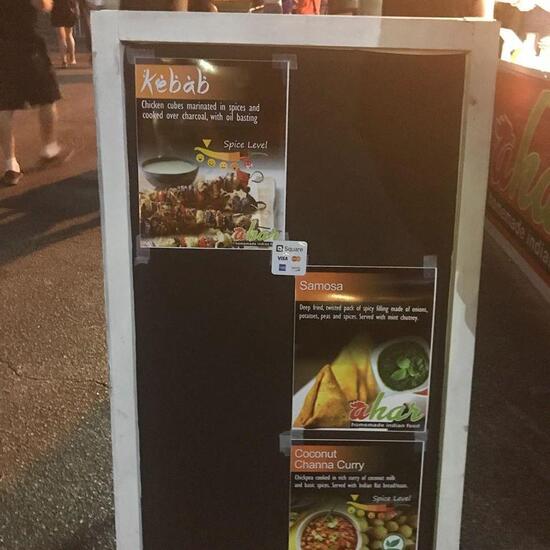 Menu at Ahar - Homemade Indian Food, West Park