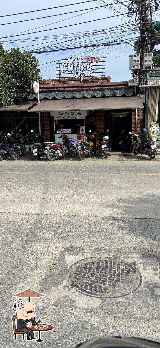 Menu at Coffee Pro cafe, Vietnam, 8Q36+6P5