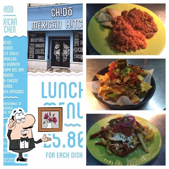 Menu at Chido Mexican Kitchen restaurant, Greenock