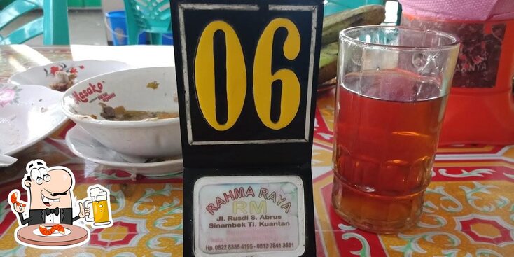 Menu at RM. Rahma Raya restaurant, Indonesia