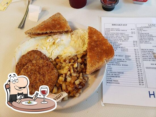 Menu at Angela's Cafe, Conneaut
