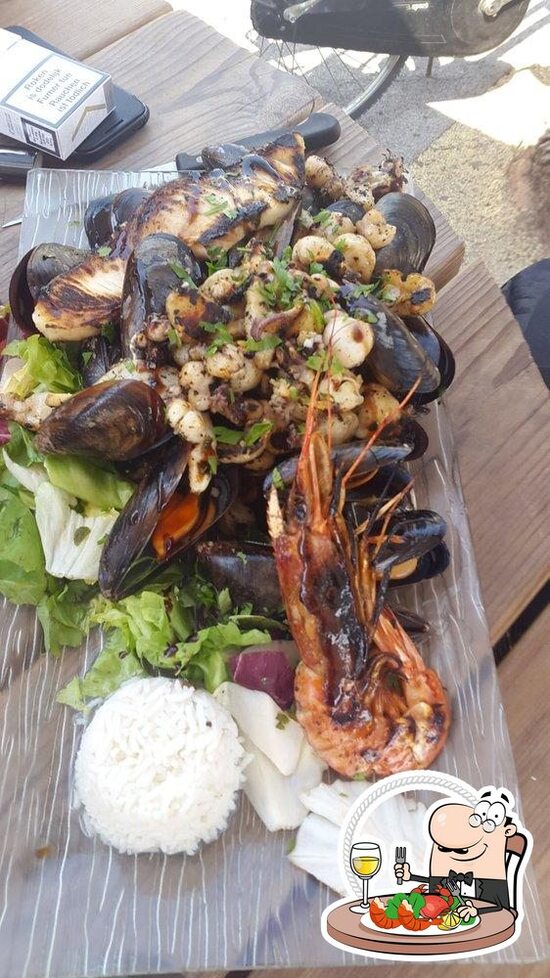 Menu at Le Palomino restaurant, Hyères