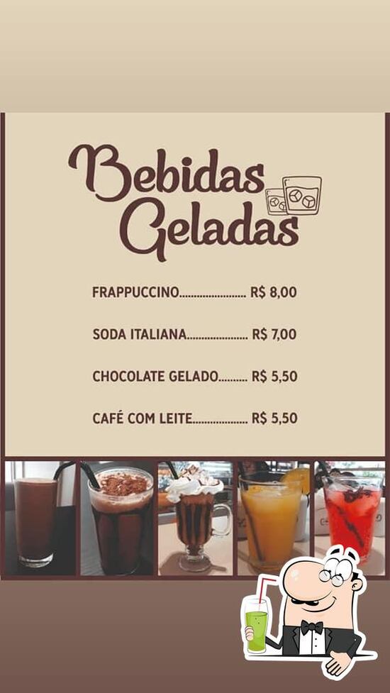 Menu at Meu Café, Ubiratã