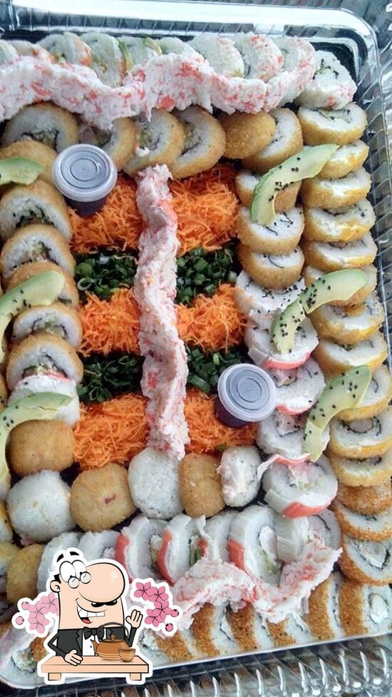 Menu at Naka suita sushi restaurant, Mazatlán
