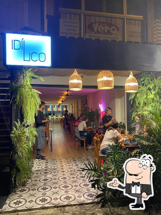 Carta del restaurante Idilico, Medellín