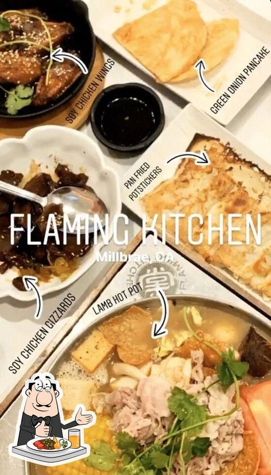 Menu at Flaming Kitchen desserts, Millbrae
