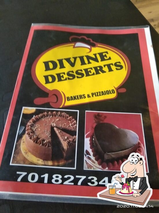 Menu at Divine Desserts, India, C8QC+R4R