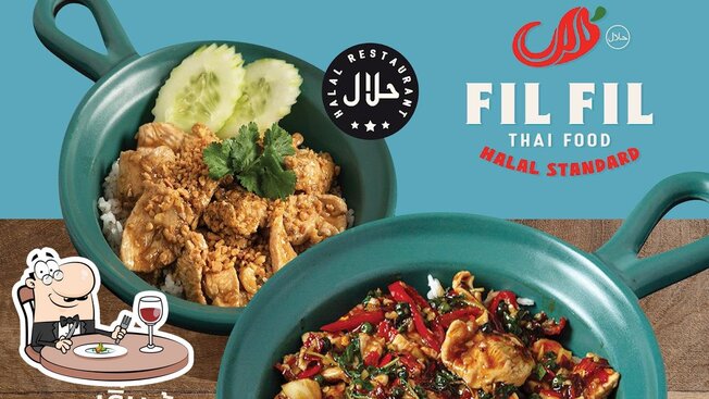 Menu at Fil Fil Halal Thai Street Food @Aree restaurant, Bangkok