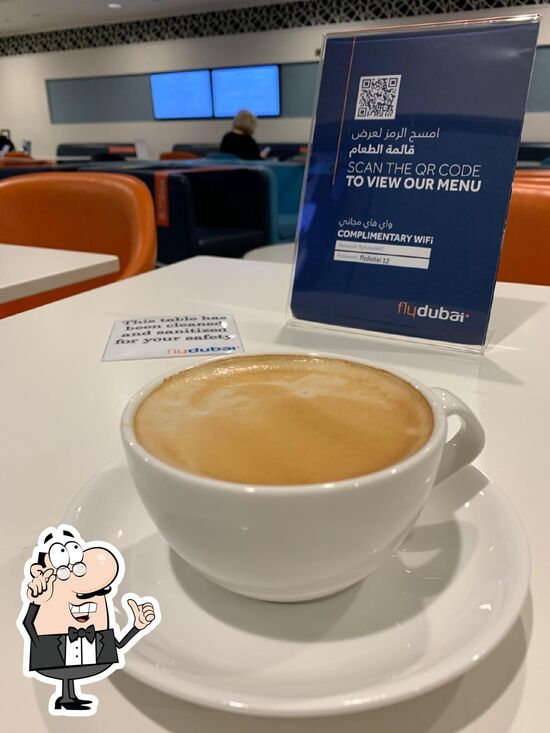 Menu at Flydubai Business Lounge, Dubai