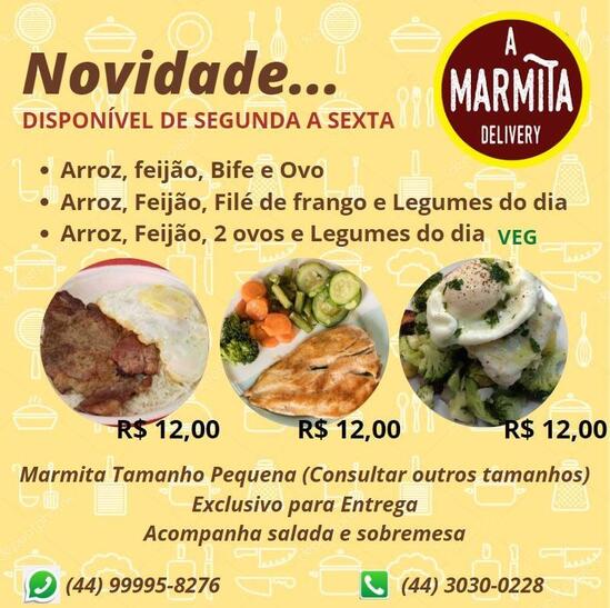 Menu em A Marmita Delivery restaurante, Maringá
