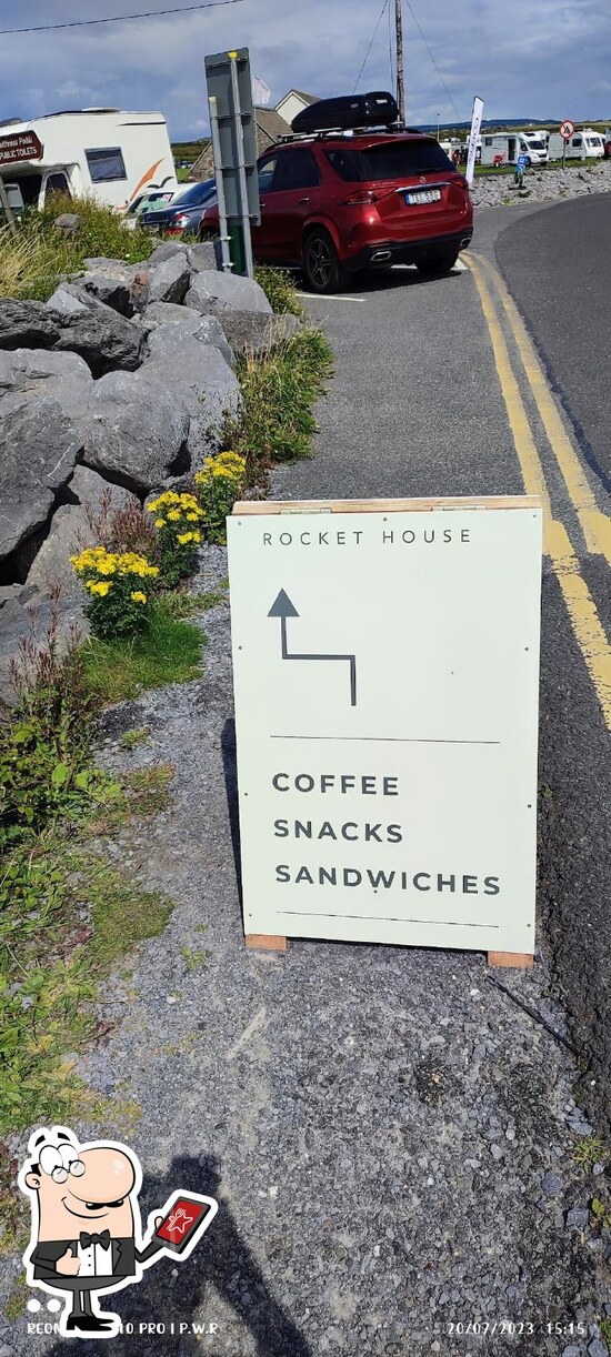 Menu at Rocket House, Doolin
