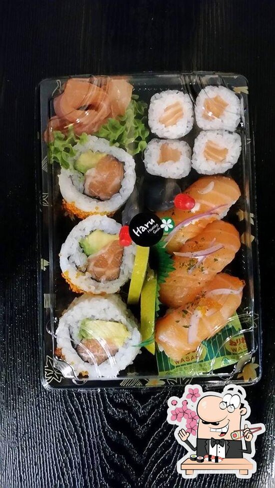 Menu at Haru Sushi restaurant, Cherrybrook