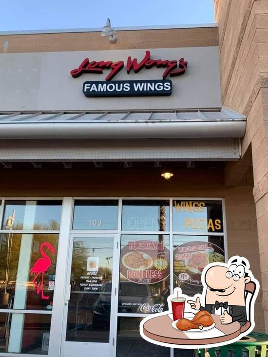 Menu at Long Wongs restaurant, Casa Grande