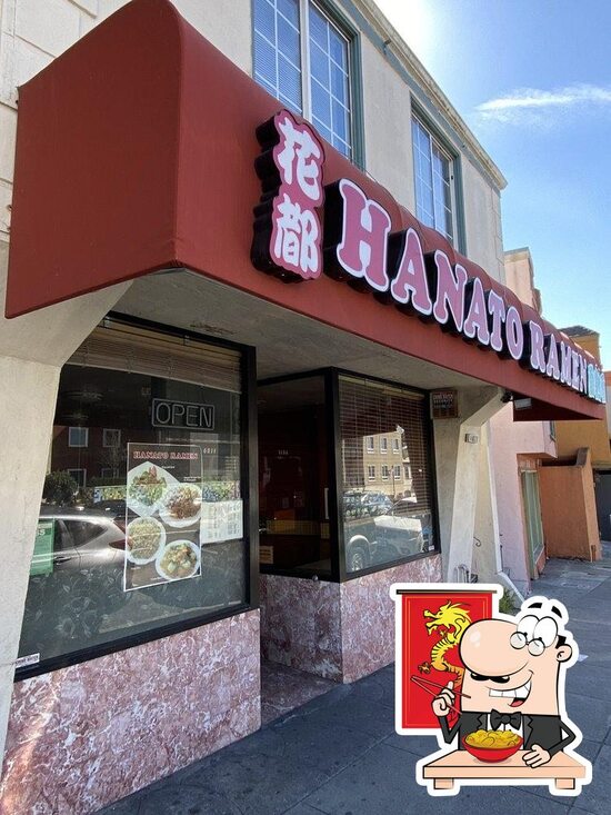 Menu at Hanato Ramen restaurant, Daly City