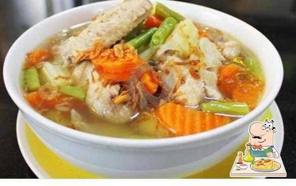 Menu at SOP Ayam dan Pecak Bang bentang, South Tangerang