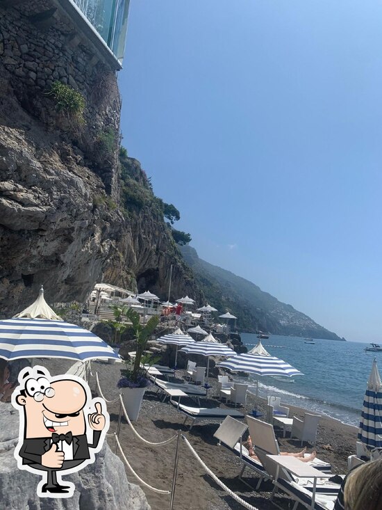 Menu at Music on the rock club, Positano